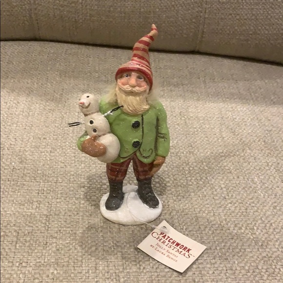 Silvestri Laura Benge | Holiday | Patchwork Christmas Jolly Santa By ...